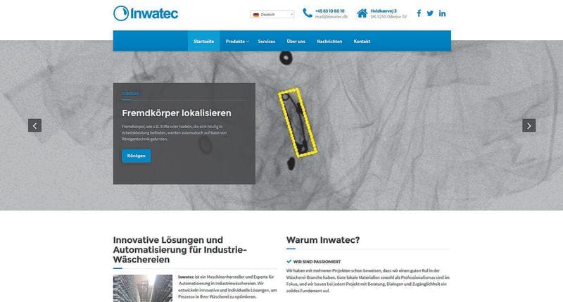 Website auch auf Deutsch