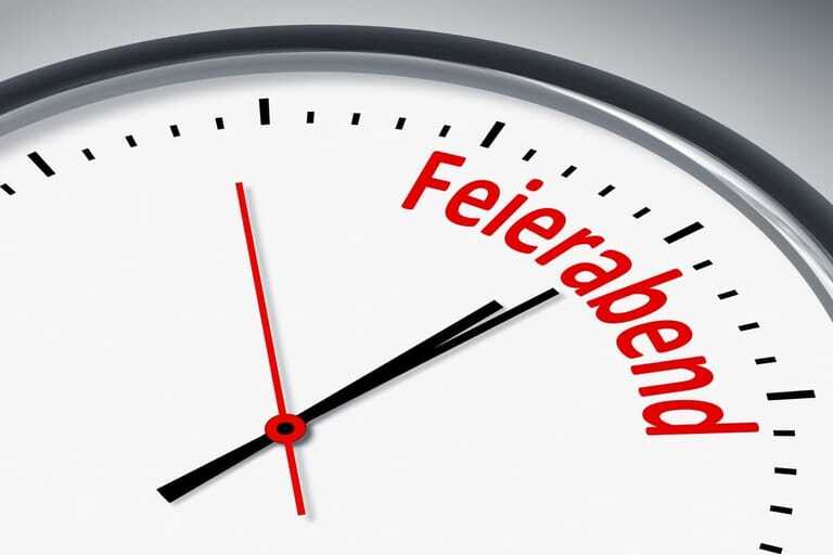 Feierabend für 62 Prozent erholsam